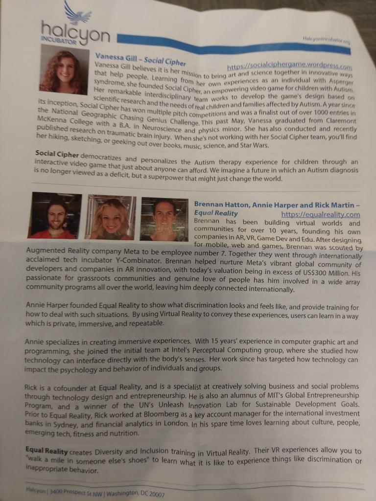 Tim Prosser on Twitter: "Visiting my @Equal_Reality friends at Halcyon Washington DC today to ...