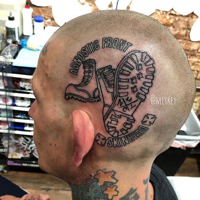 Skinhead Boot Tattoo