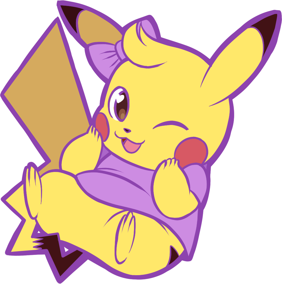 Pikachu Sleeping Chibi