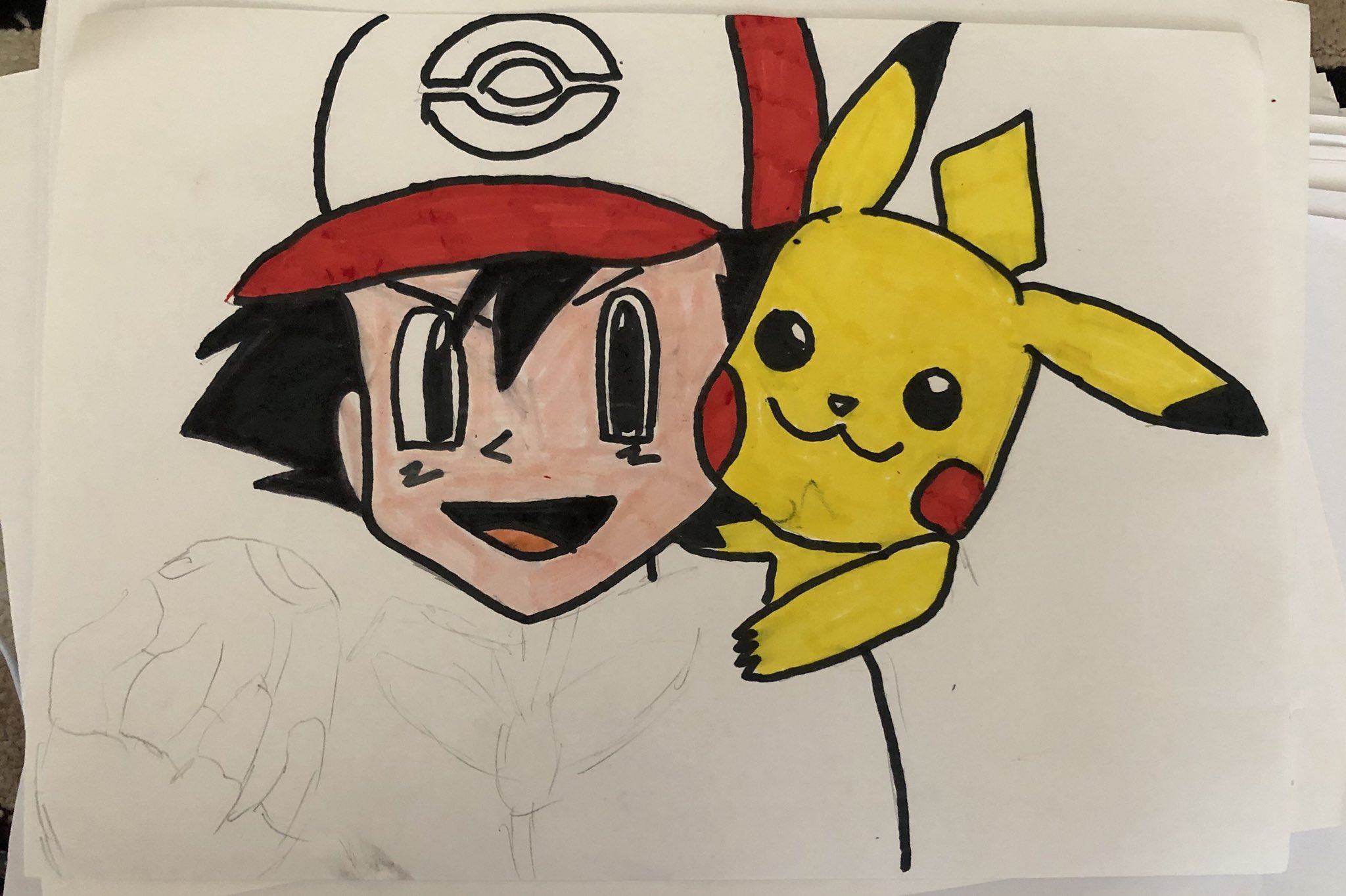 Pikachu Pokemon Drawing