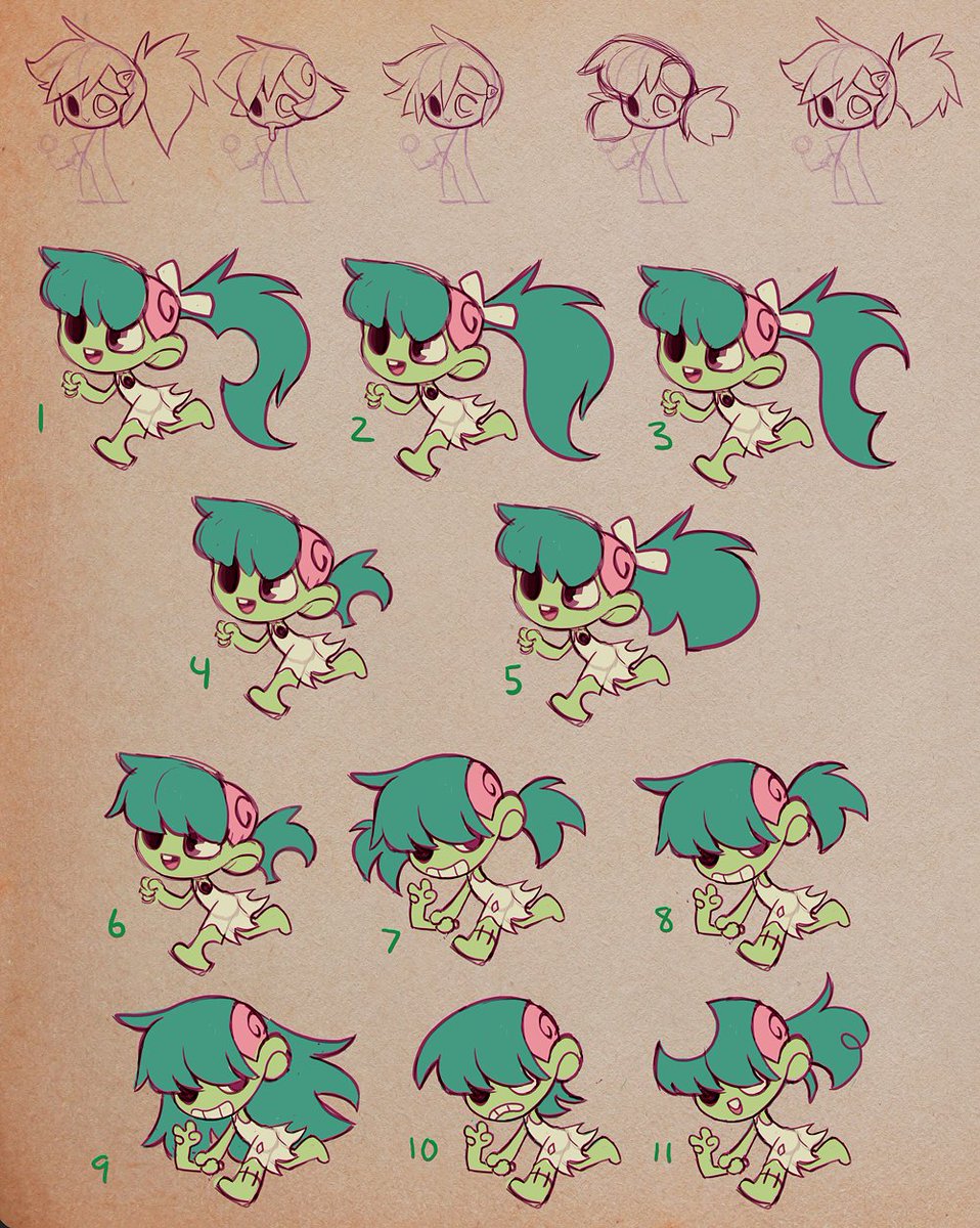 「Peek at some WIP character designs for t」|Christina Gardnerのイラスト