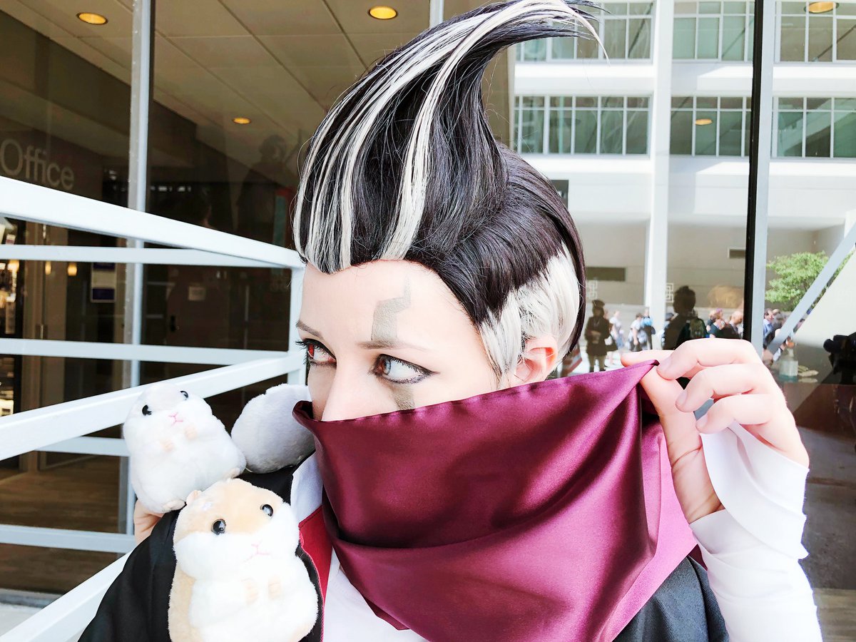 Gundam Tanaka Cosplay Wig