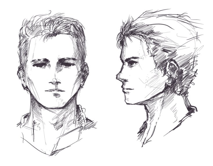 「black and white, warm up doodle 」advarcherの漫画