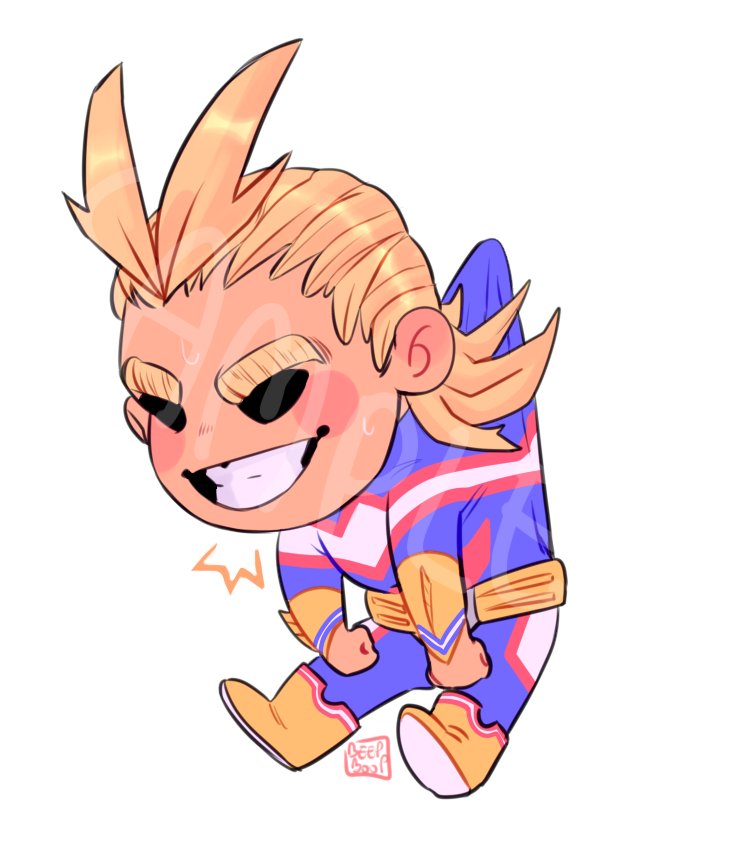 「A tiny Might for a phone charm design 」|Bee🐝🐛🌿 のイラスト