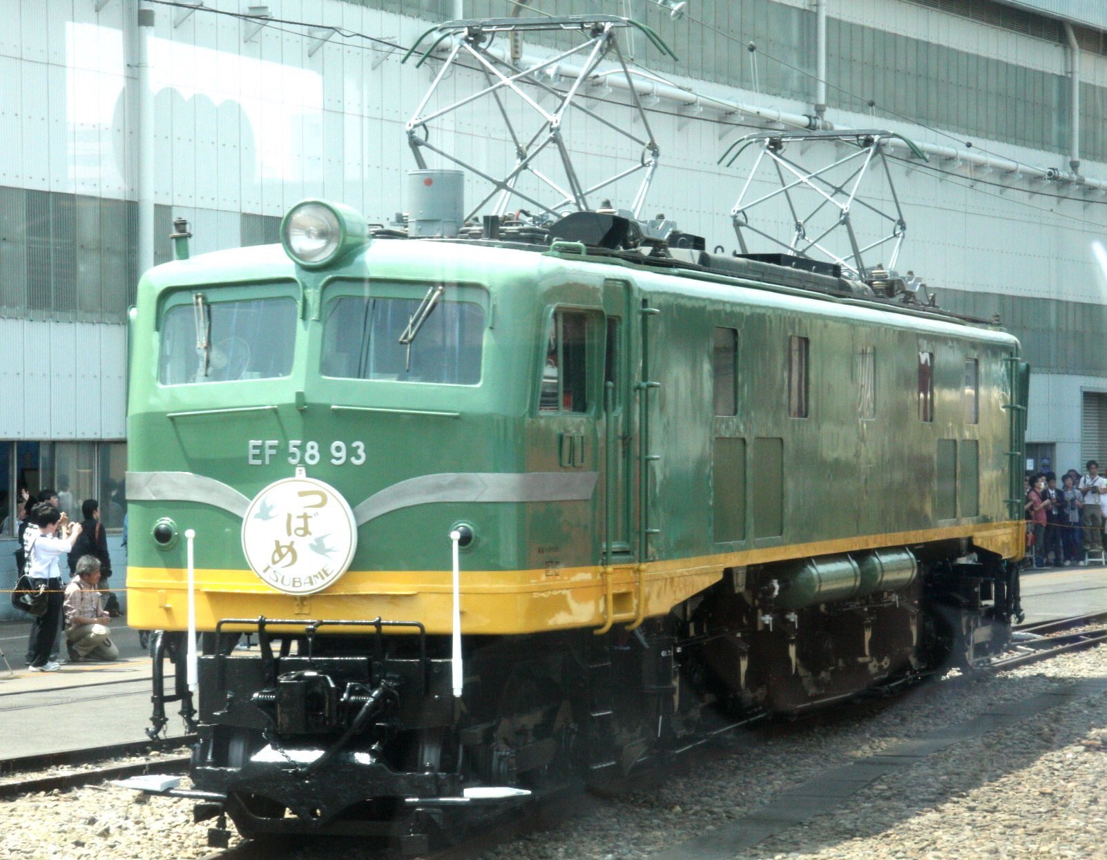 めっち(イベント垢) on Twitter: "ナウいヤングが首ったけ 今旬なゴハチこと EF58青大将はもう撮れないのかと思ったが 首だけ大宮にいたのを思い出した 画像は大宮と大井で撮影 ...