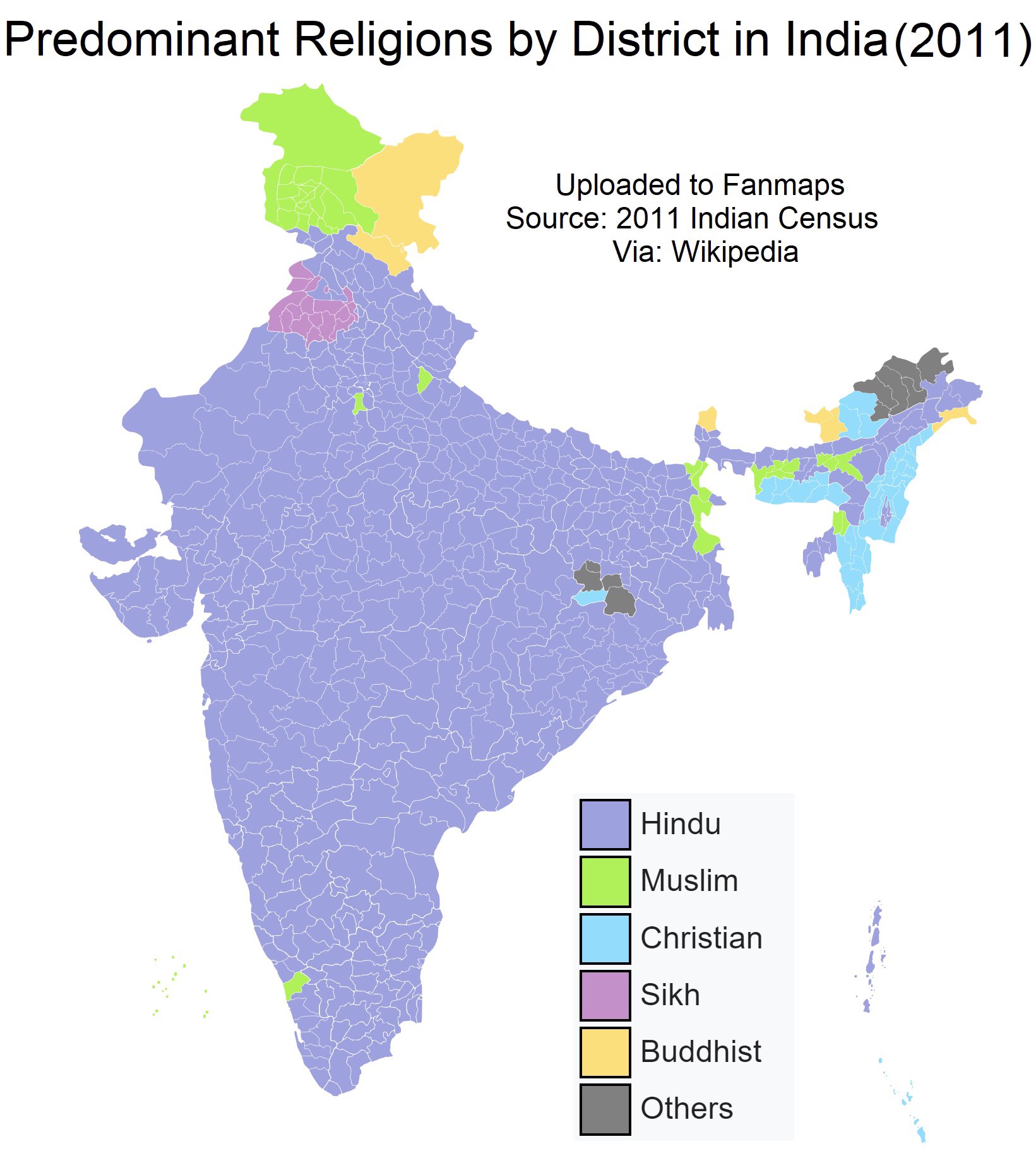 Buddhism Religion Map
