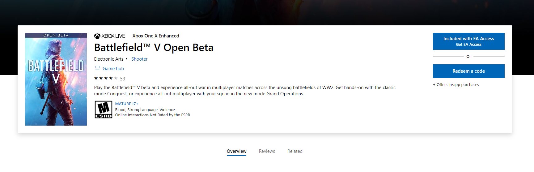 Battlefield Beta Code Xbox One