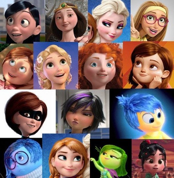 Disney Characters With Bangs