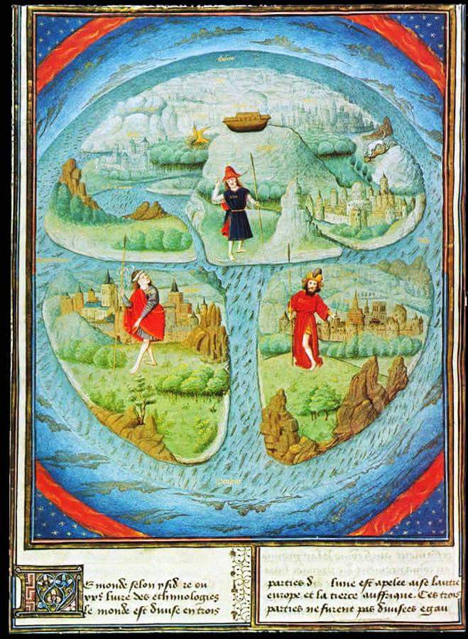 Trágico derrocamiento Escritura mapa mundi siglo xv A bordo Implementar ...