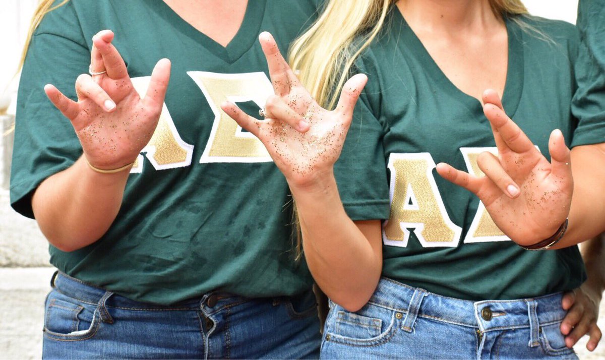 Alpha Sigma Tau Hand Sign
