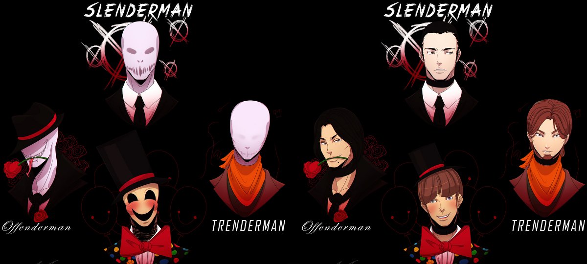 Anime Human Slenderman