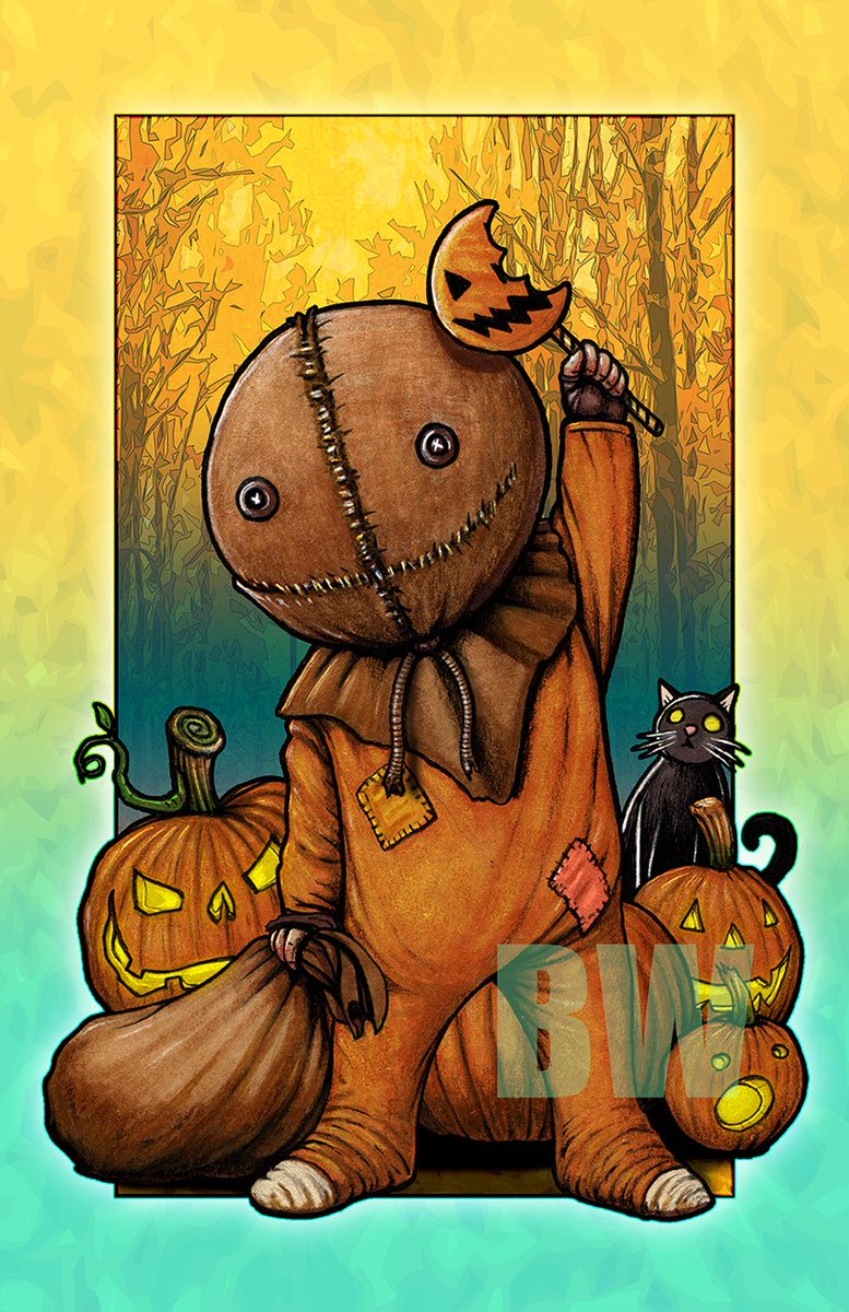 Sam Trick R Treat Drawings