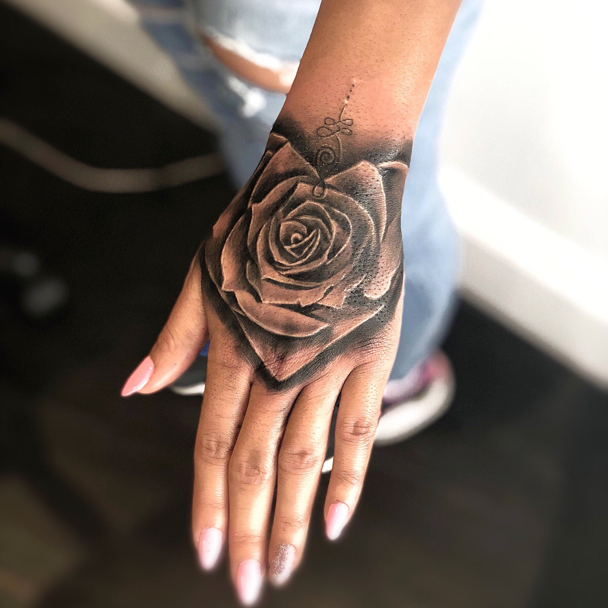 Heart Hand Tattoos Heart 2 Hand Tattoos | Beautiful Piece Done By Kass