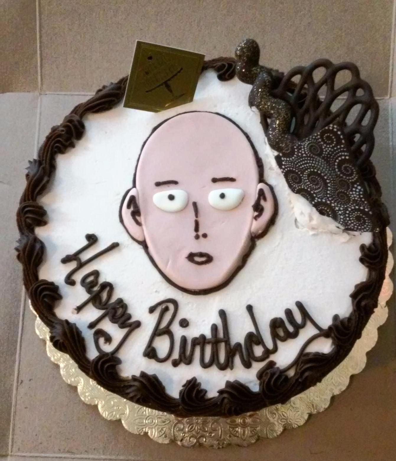 Bald Head Cake