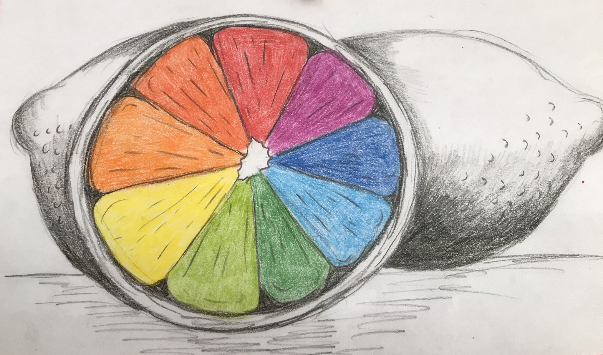 Drawings Of A Colour Wheel