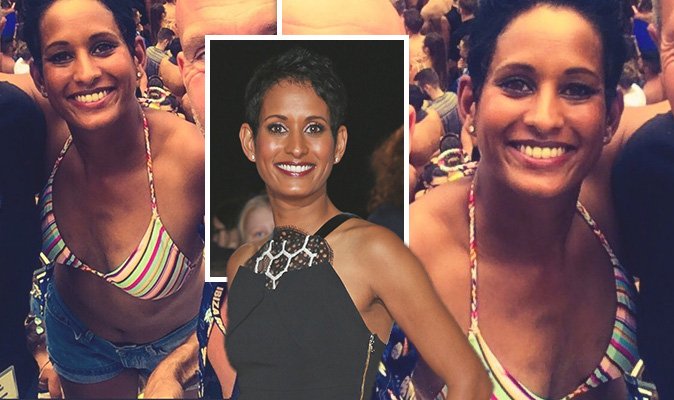 BBC Breakfast host Naga Munchetty strips down to bikini and hotpants ... BBC Breakfast host Naga Munchetty strips down to bikini and hotpants ...