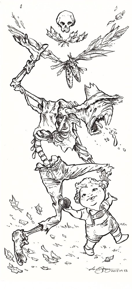 Starving Man Drawing