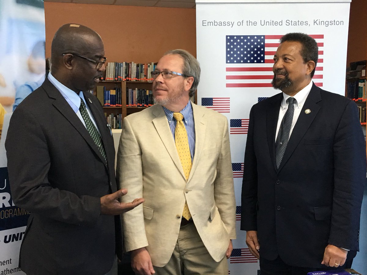 Acting DCM Mark Seibel in conversation with Dr Winston Adams, Group ...