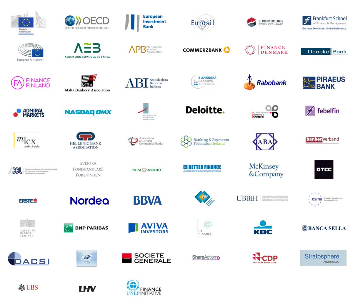 European Bank Logos