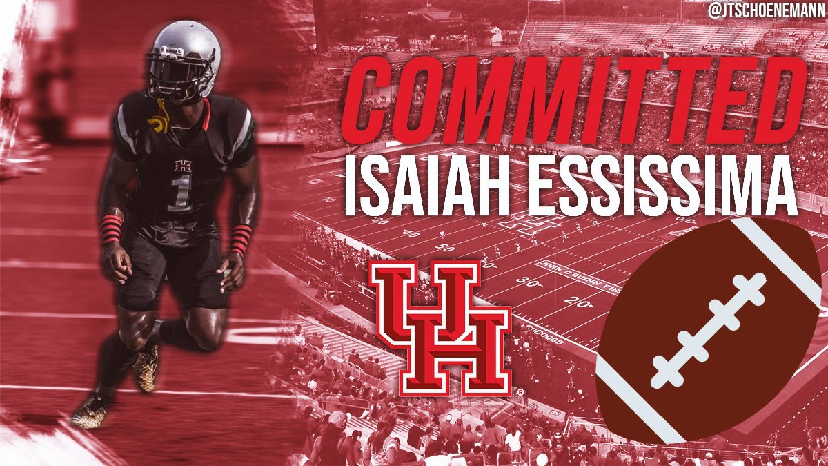 2019 3* CB Isaiah Essissima commits to Houston : r/CFB