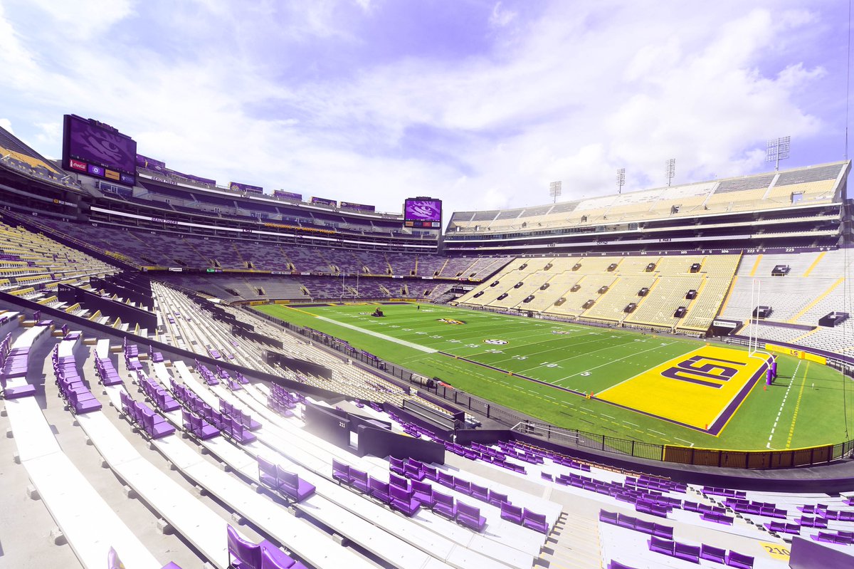 The sun will soon find its home in the western sky...And the Young LSU ...