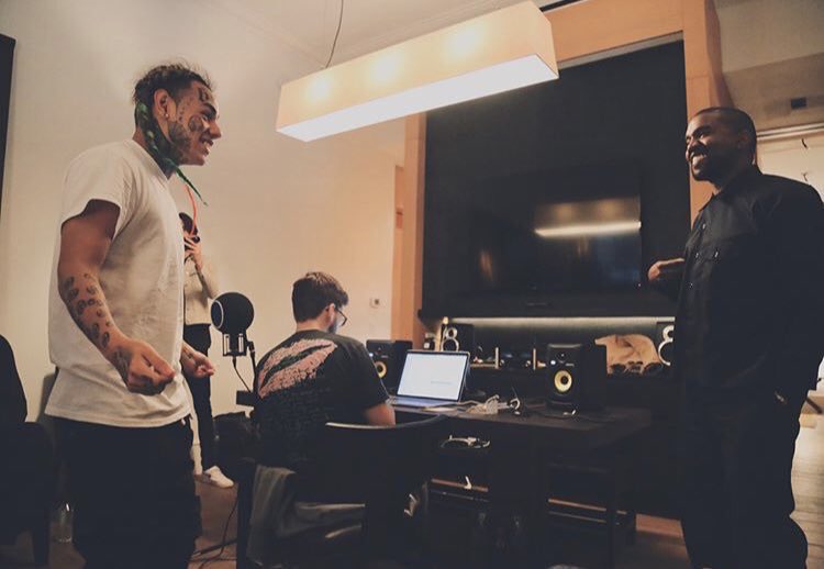 Kanye West In Studio