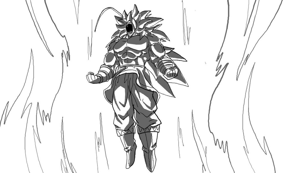 Goku Ssj5 Drawing