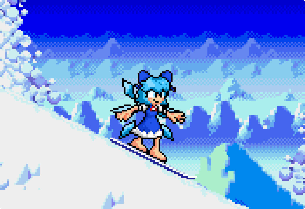 Touhou Cirno Sprites