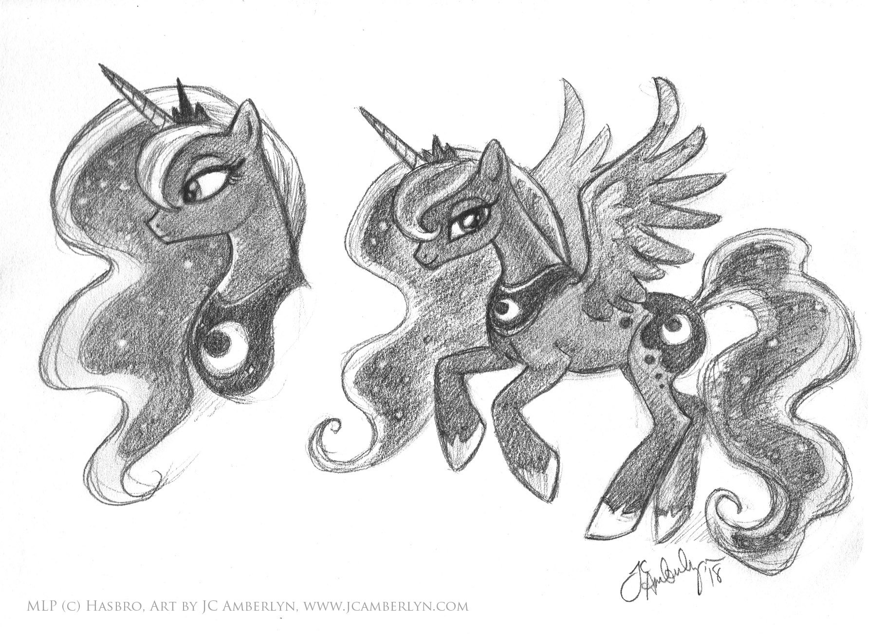 Nightmare Moon And Luna Coloring Pages