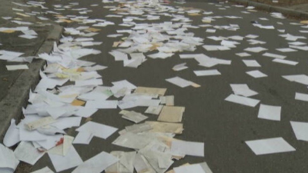 Scattered Papers On The Floor