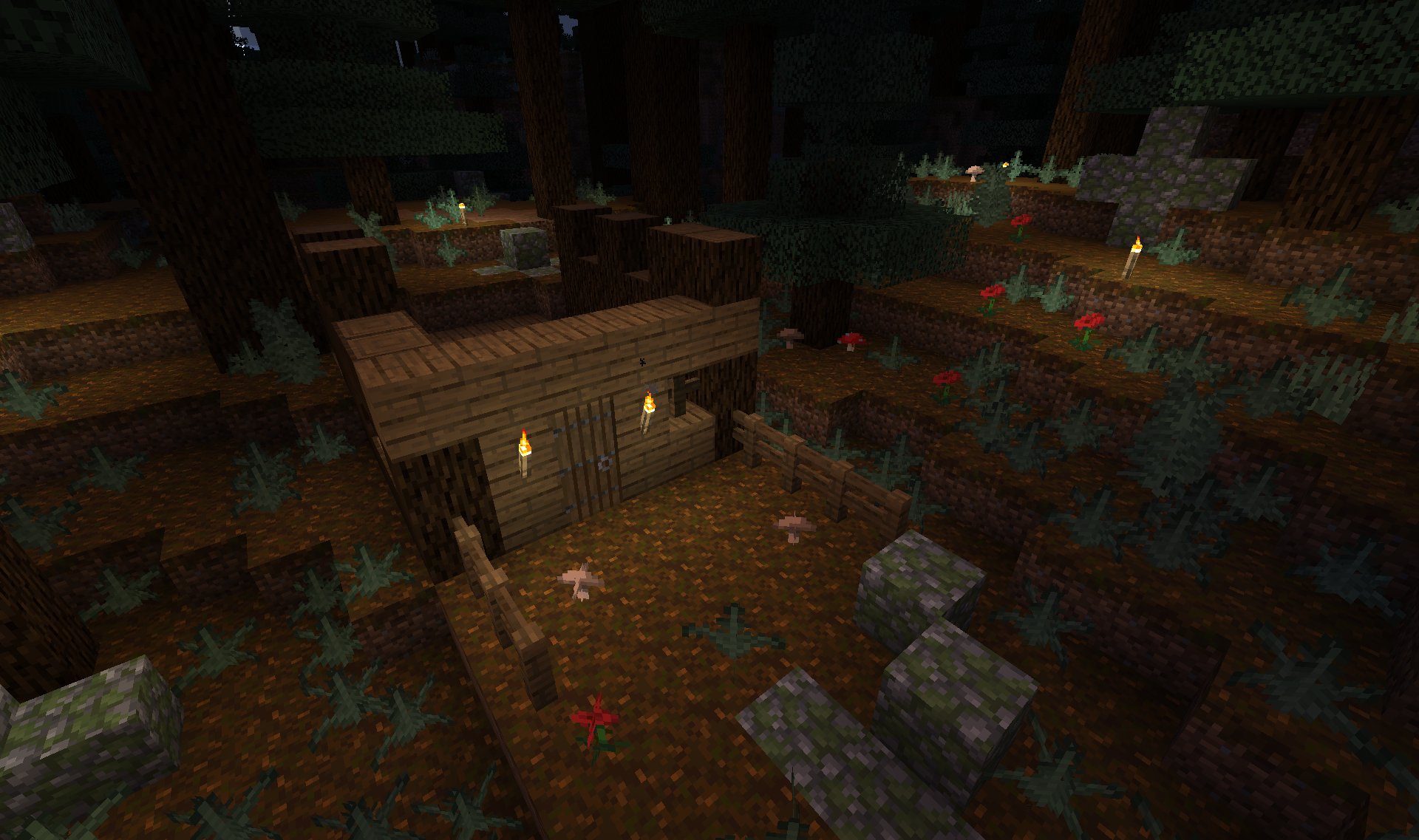 New textures by Jappa - Spruce wood, flora and podzol : r/Minecraft