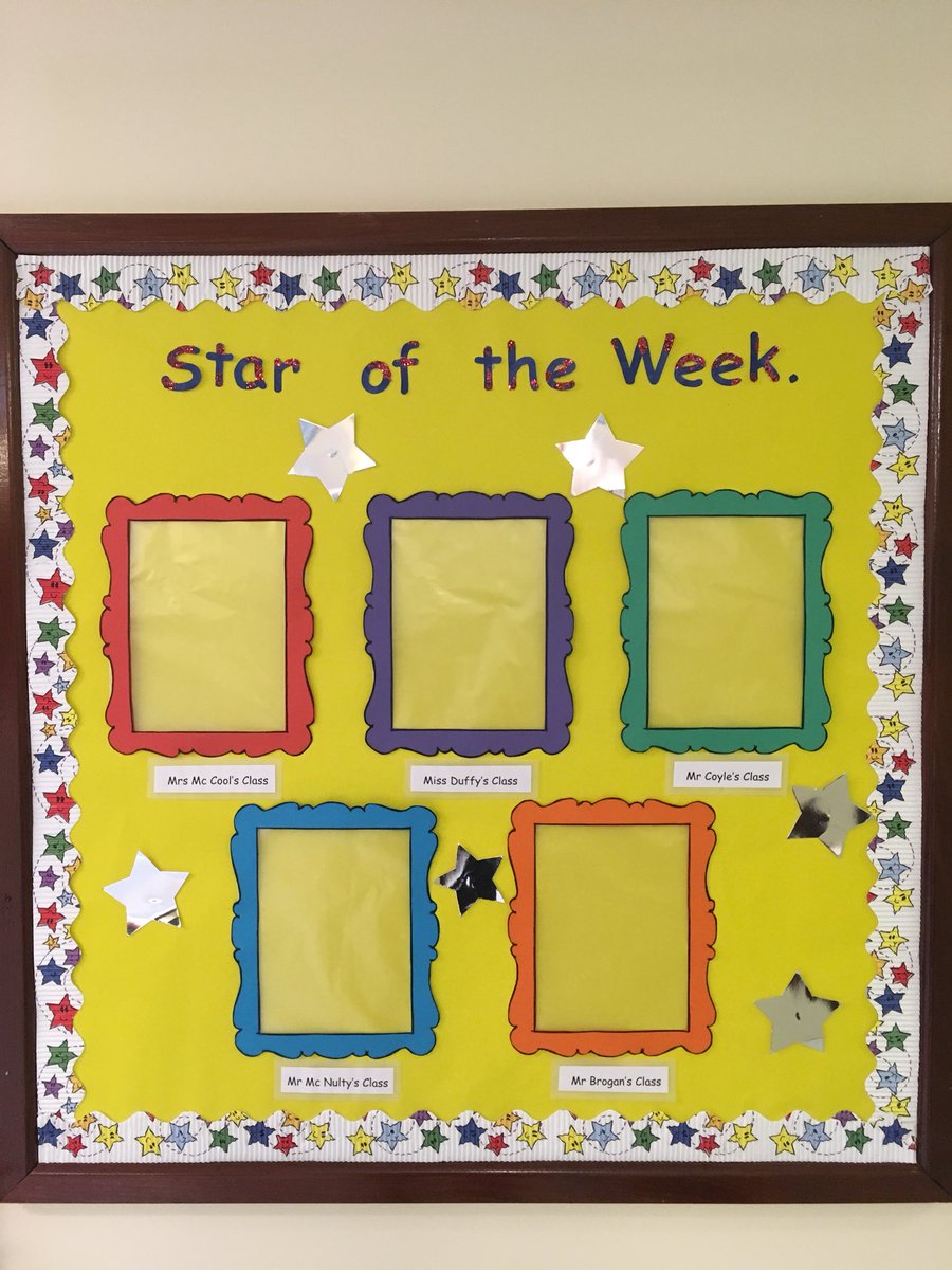Star Of The Week Bulletin Board Ideas