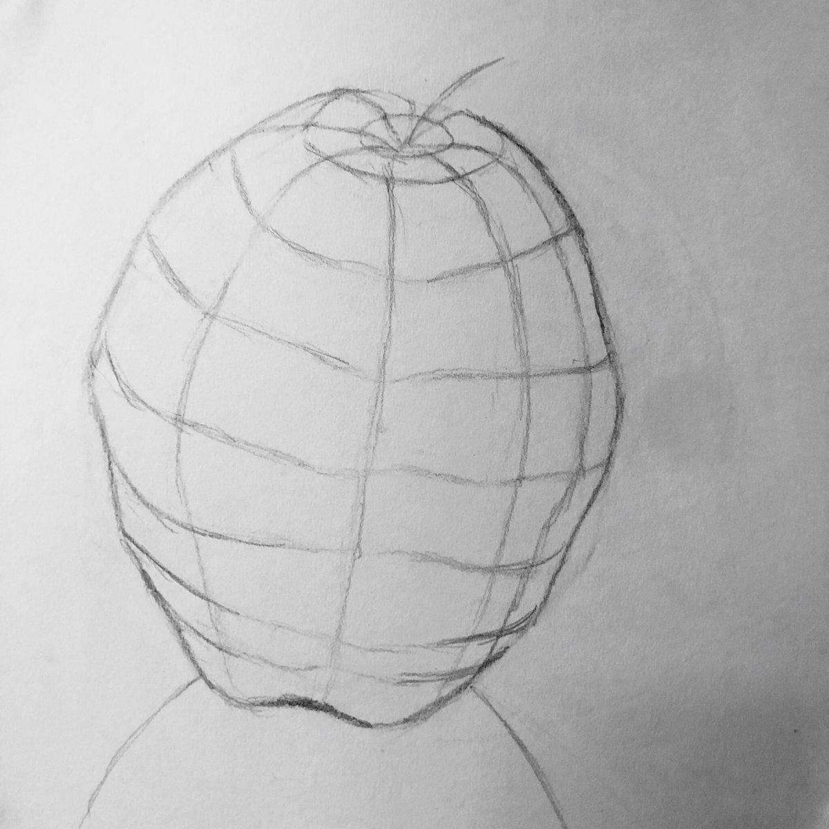 Simple Cross Contour Line Drawings