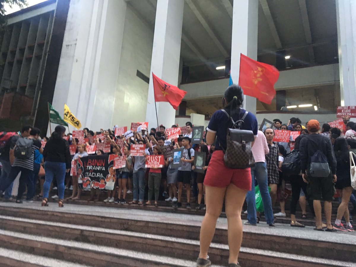 Students, martial law victims and lumads gather in UP Diliman to slam ...