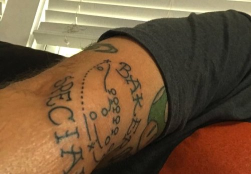 Browns Fan Got A Baker Special Tattoo