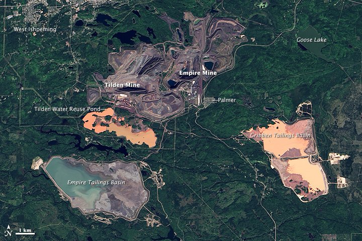 The many faces of mining. Here are phosphate, coal, iron, and diamond ...