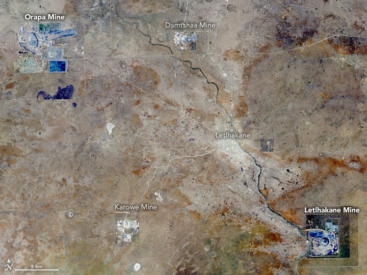 The many faces of mining. Here are phosphate, coal, iron, and diamond ...