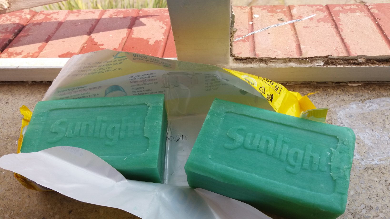 Green Bar Of Soap