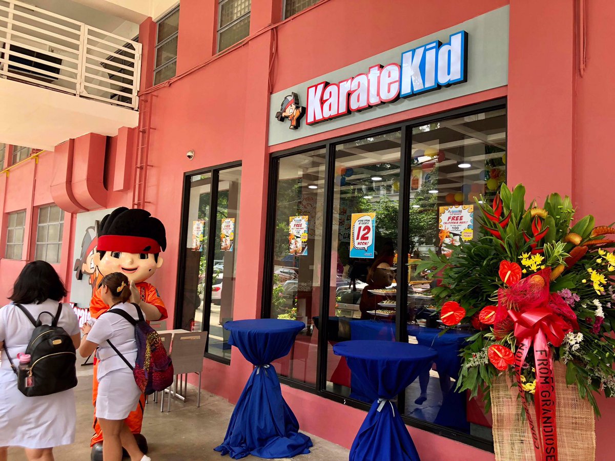 Karate Kid Restaurant Logo Premium PSD | Cute Chef Boy In Uniform