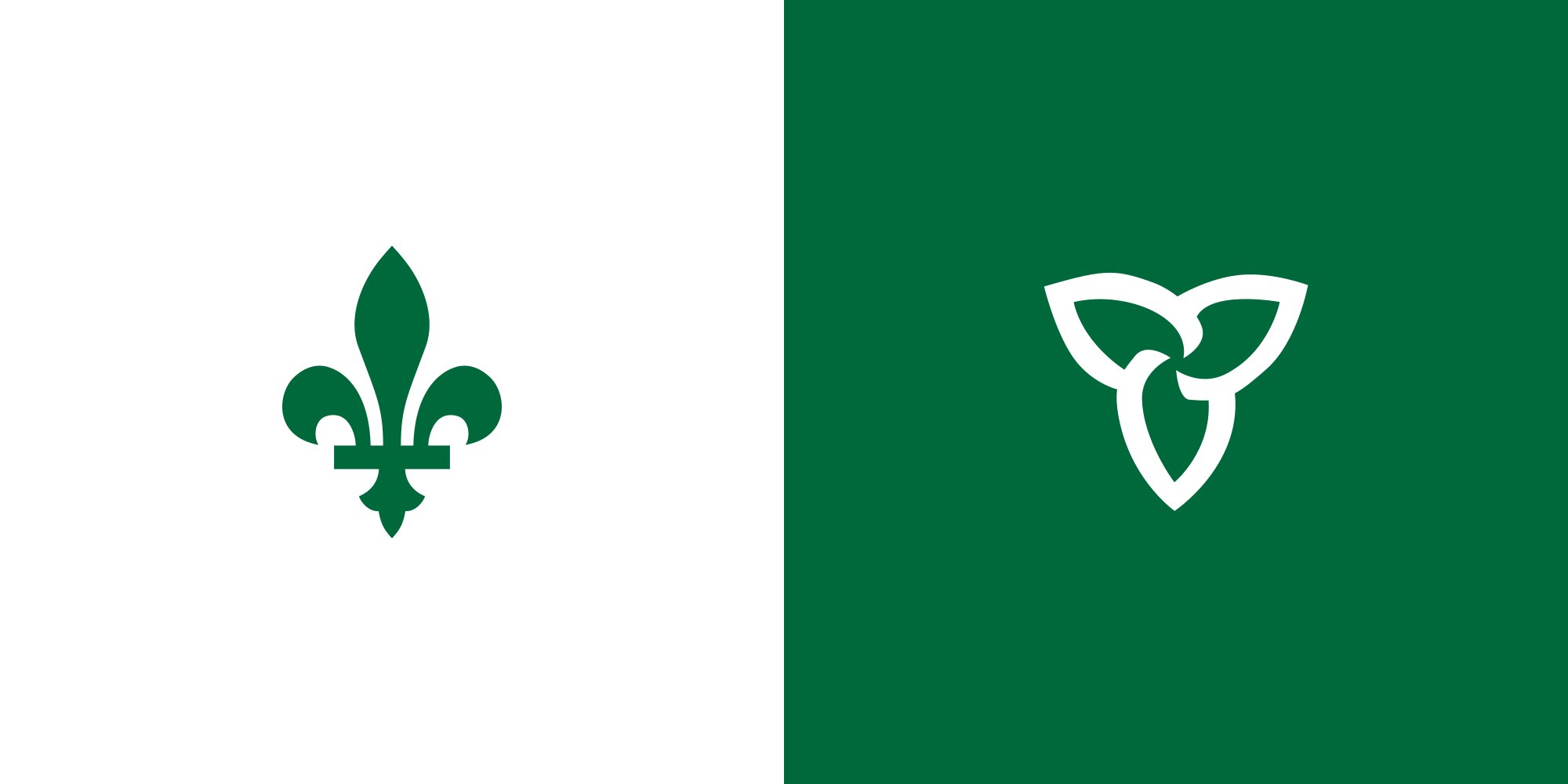 Drapeau Franco Ontarien