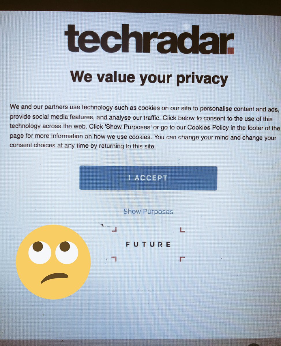 No. We don‘t value your privacy (@GDPR_nightmares) | Twitter