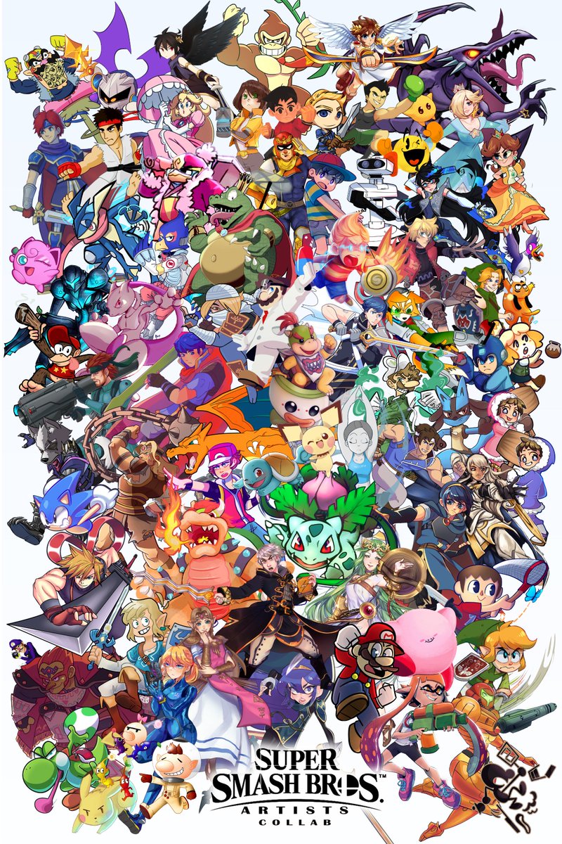 Super Smash Ultimate Box Art Full Roster By Lucas-Zero On DeviantArt ...