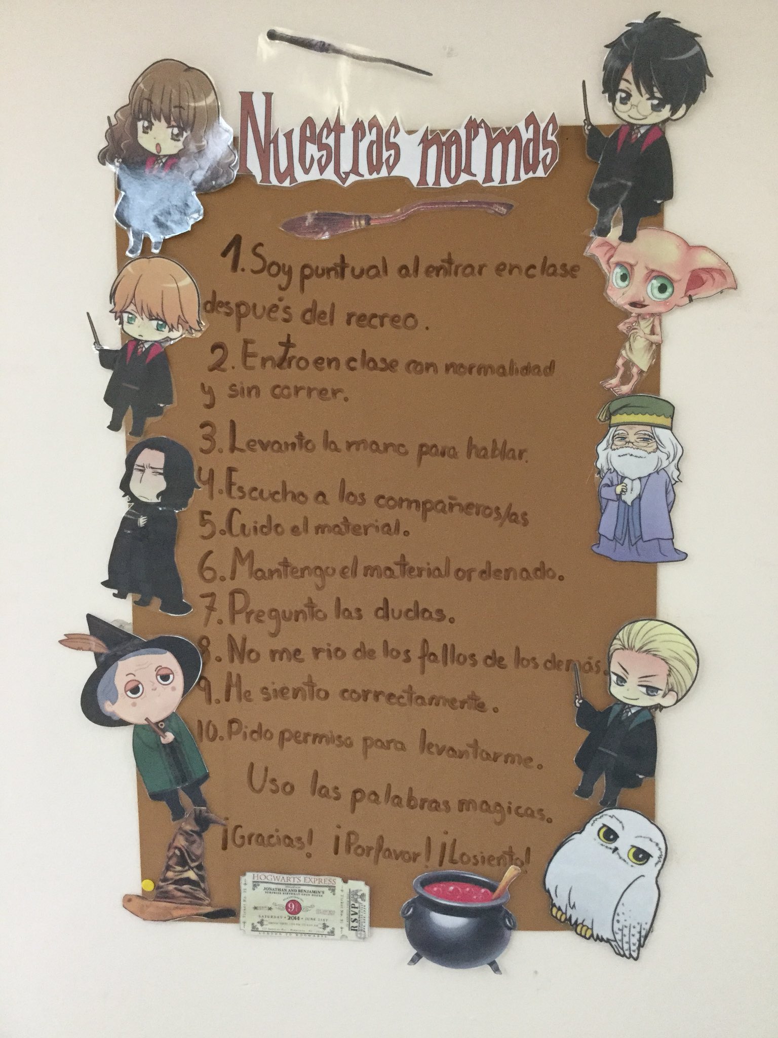 Inmaculada Luque on Twitter: "Listas las normas de clase. Ya estamos ...