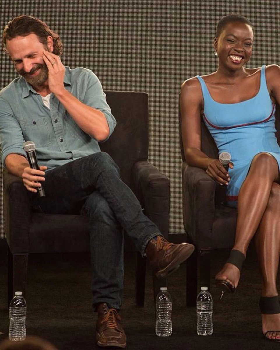 Danai Gurira And Andrew Lincoln Danai Gurira And Andrew Lincoln