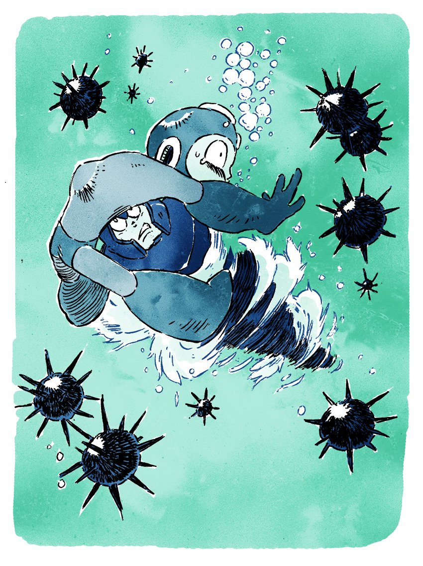 Dive Man Megaman