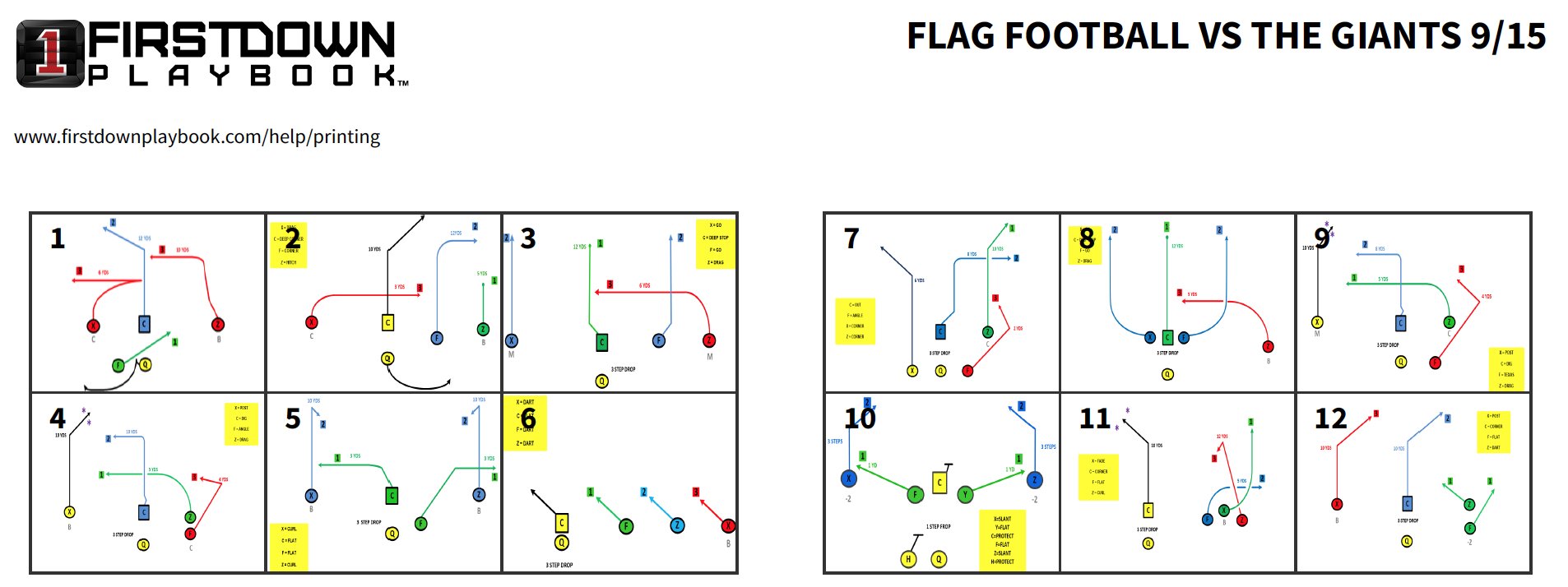 FirstDown PlayBook on Twitter: "When you build your #flagfootball ...