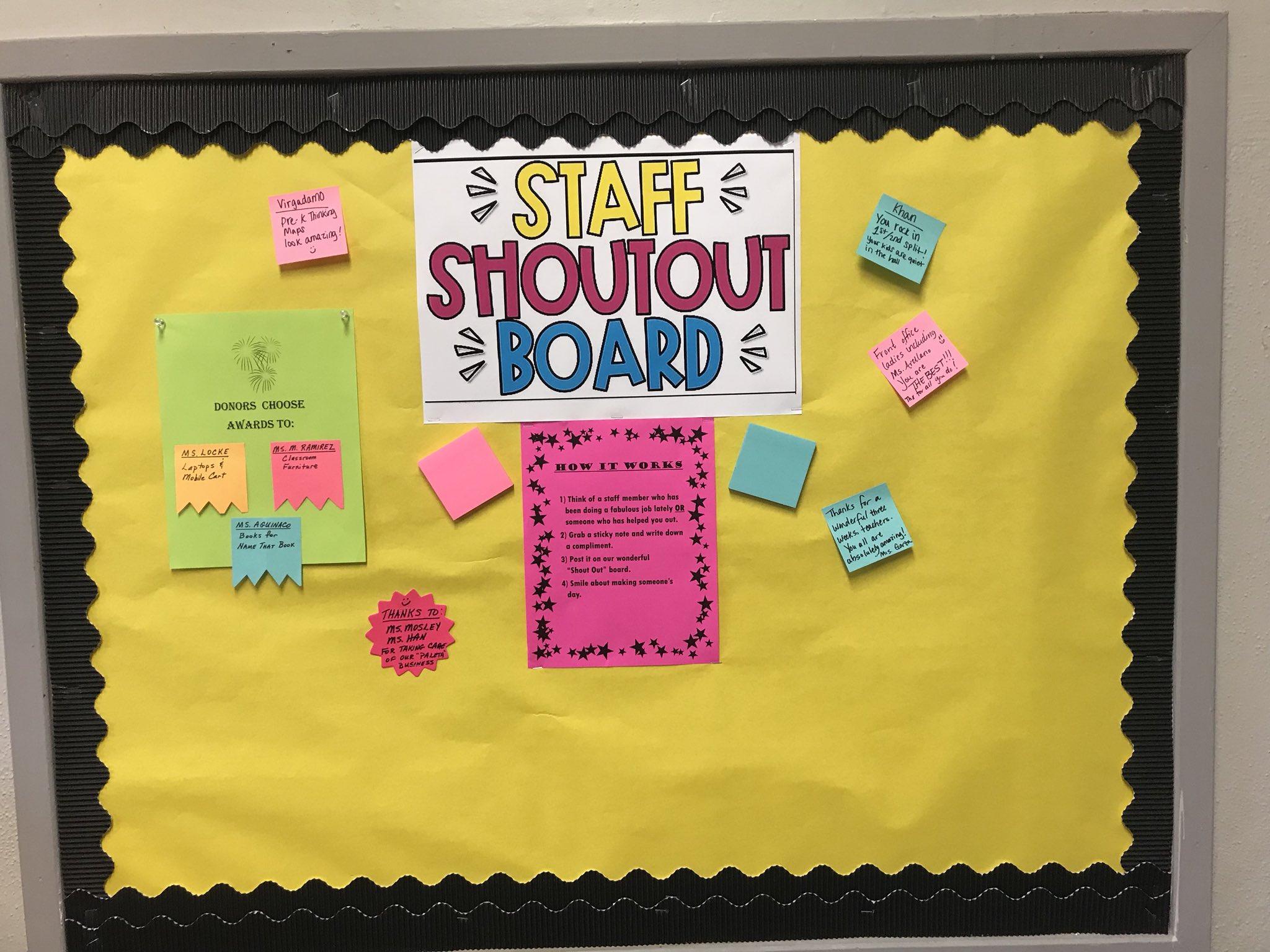 Shout Out Bulletin Board