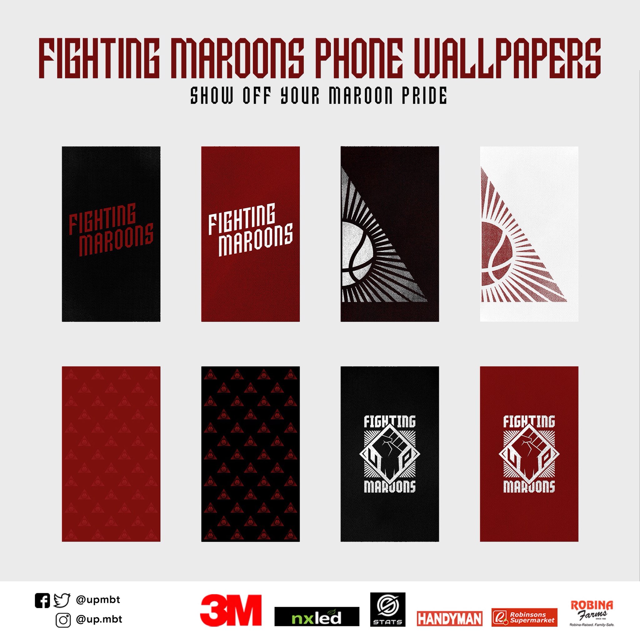Up Fighting Maroons Logo