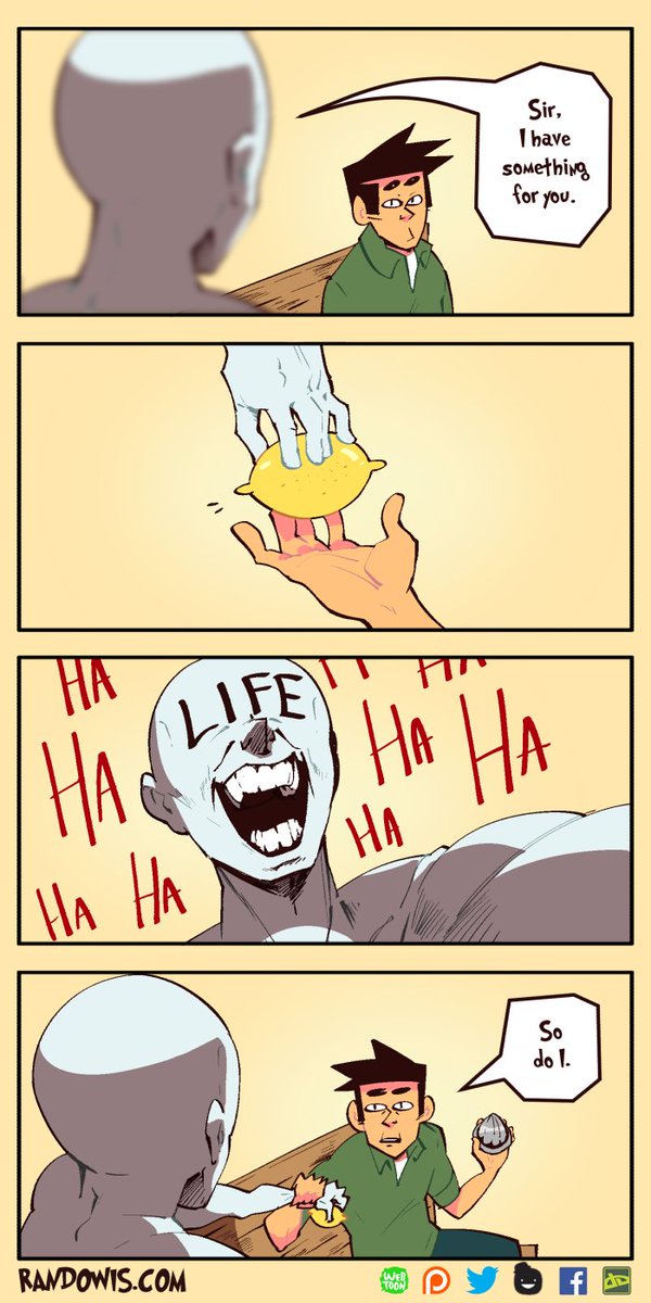 「The lemons send their regards. To be honest though, things 」RandoWisの漫画