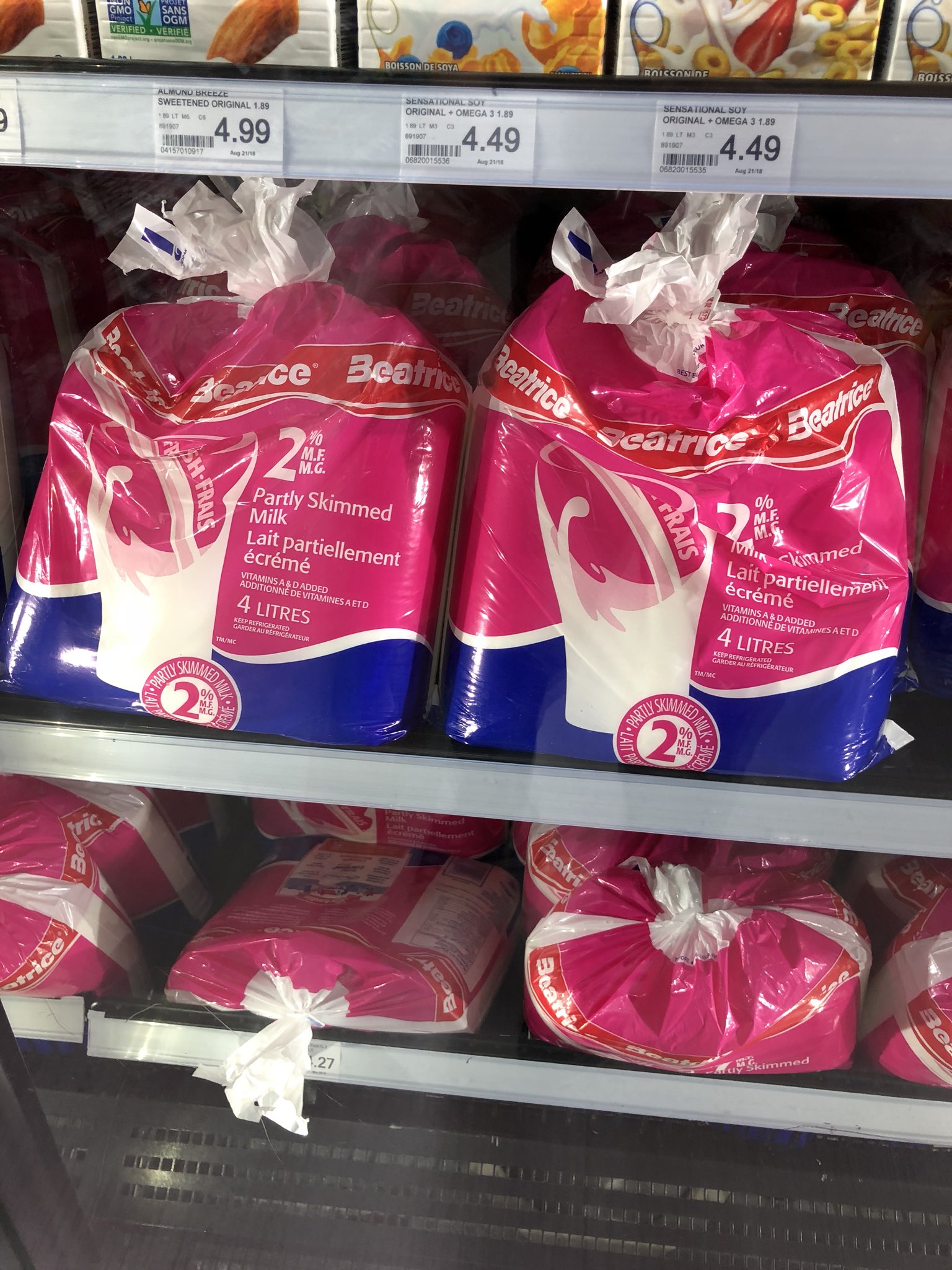 Canadian Milk Bags